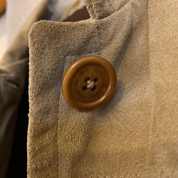 Coach | Jackets & Coats | Coach Tan Suede Jacket Xs | Poshmark